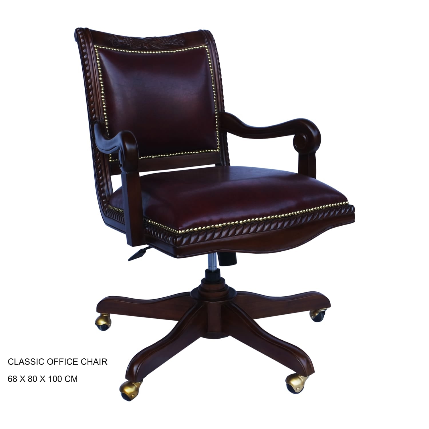 Classic Carved Office Chair – Antique Store NI